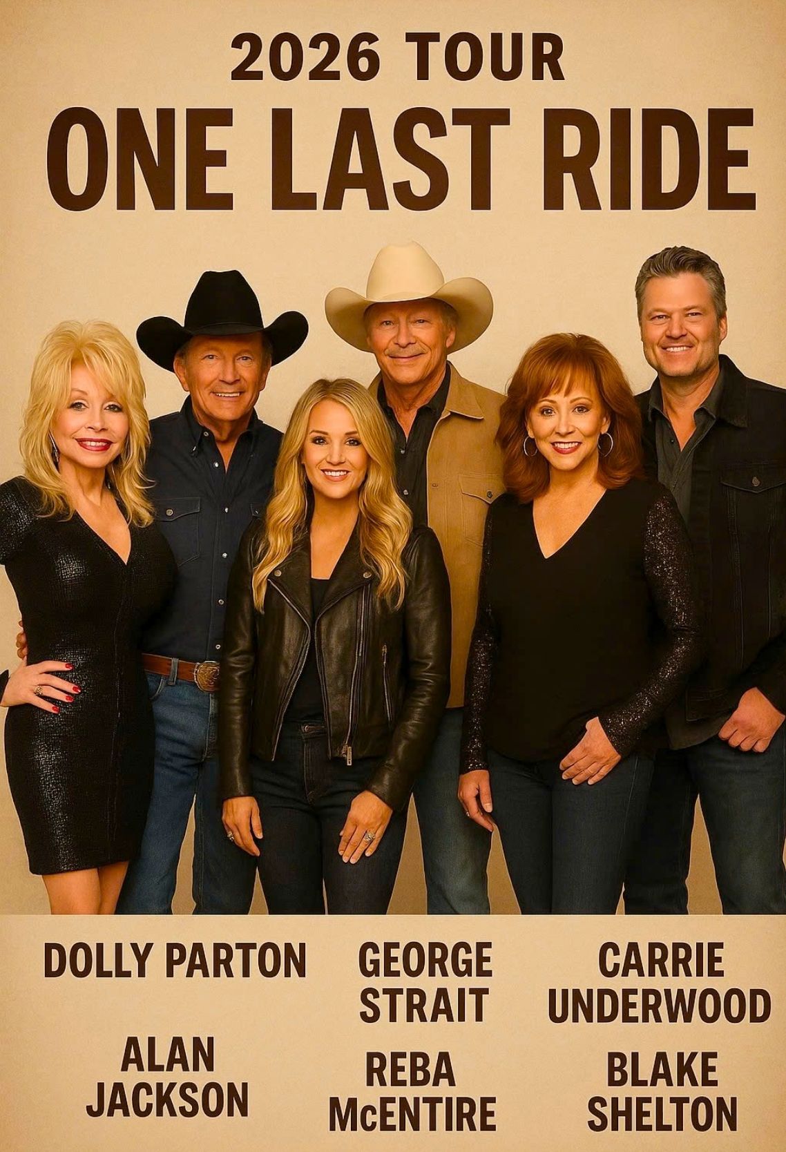 COUNTRY LEGENDS UNITED – George Strait, Alan Jackson, Dolly Parton ...